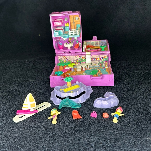 polly pocket | Toys | Polly Pocket Vintage Surf N Swim Treasure Chest ...